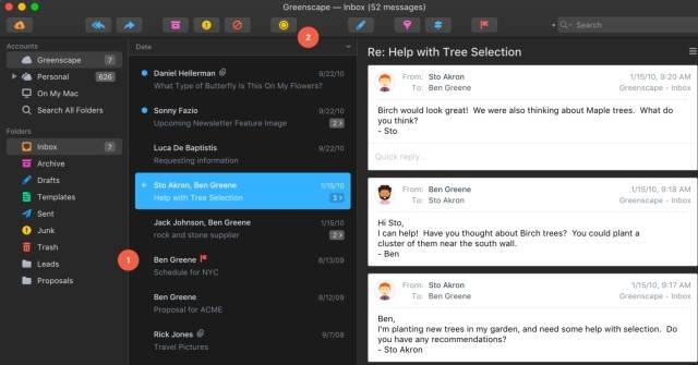 Postbox cho Mac 6.1.16.1 - Phần mềm quản lý mail - Download.com.vn