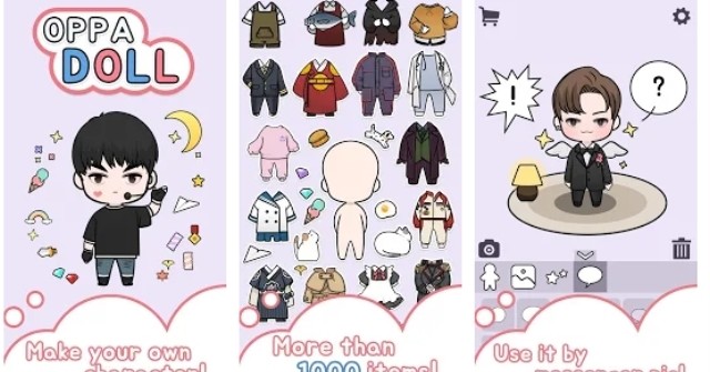 Oppa doll cho Android 5.9.9 - Game thời trang soái ca Hàn Quốc