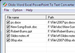 Okdo Word Excel PowerPoint to Text Converter - Download.com.vn