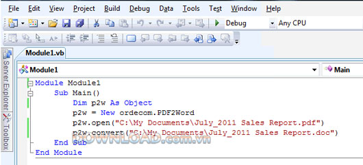 PDF-to-Word API - Tích hợp chức năng của PDF-to-Word vào các ứng dụng