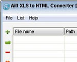 Ailt XLS to HTML Converter - Chuyển đổi XLS sang HTML - Download.com.vn