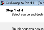 OraDump to Excel - Chuyển đổi file dump Oracle sang Excel - Download.com.vn