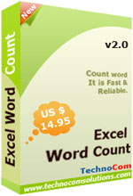 TechnoCom Excel Word Count - Đếm số từ trong file Excel - Download.com.vn