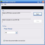 PDF2DOC Converter 1.2 - Công cụ chuyển đổi PDF sang Word nhanh chóng