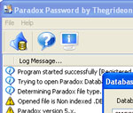 Paradox Password Recovery - Khôi phục mật khẩu database Paradox