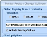 Monitor Registry Changes Software - Theo dõi sự thay đổi của key Registry