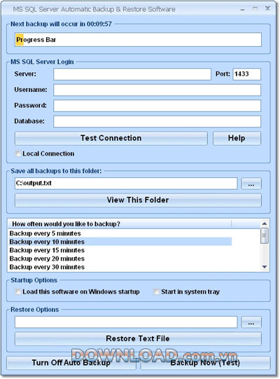 Ms Sql Server Automatic Backup And Restore Software Vn