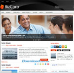 BizCorp - Mẫu blogger miễn phí về đơn vị kinh doanh - Download.com.vn
