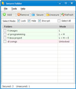 Portable Secure Folder - Download.com.vn