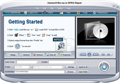 Aiseesoft Blu-ray to MPEG Ripper - Download.com.vn