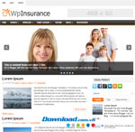 WpInsurance - Mẫu template thiết kế cho blog kinh doanh - Download.com.vn