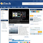 iTech - Mẫu template chủ đề công nghệ - Download.com.vn
