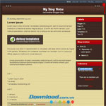 My Blog Notes - Mẫu blog miễn phí chủ đề cá nhân - Download.com.vn