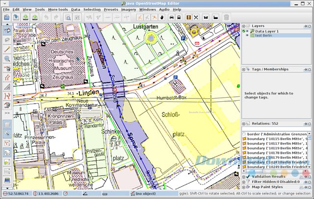 Java OpenStreetMap Editor 8159 - Phần mềm tạo bản đồ - Download.com.vn