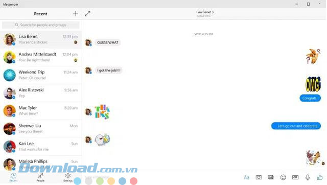 Facebook Messenger - Tải Messenger cho Windows 10 Facebook Messenger - Tải Messenger cho Windows 10