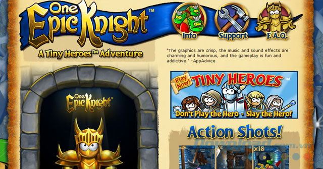 One Epic Knight cho iOS 1.3.27 - Game chạy bất tận gây nghiện trên ...