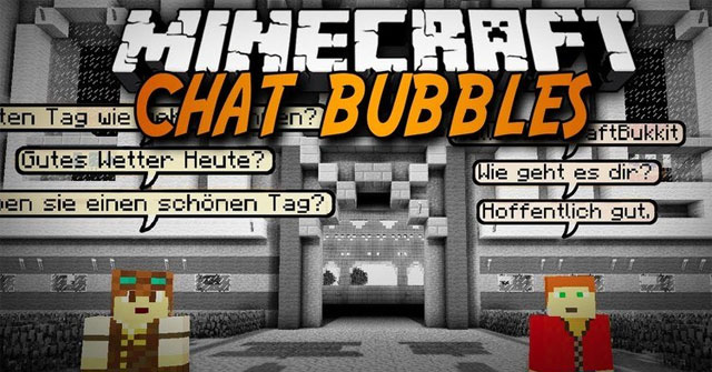 Chat Bubbles Mod - Mod bong bóng chat trong Minecraft - Download.com.vn