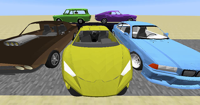 Cars and Engines Mod - Mod chế tạo siêu xe thể thao trong Minecraft