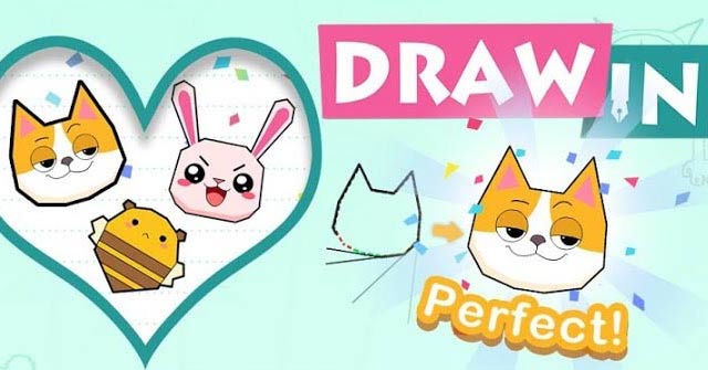 Draw In cho iOS 1.0.2 - Game vẽ đường viền bao quanh hình vẽ vui nhộn