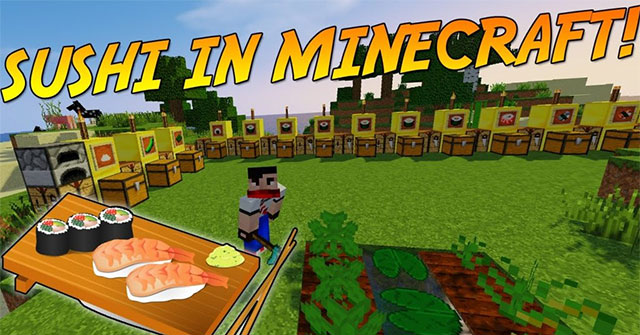 Sushi Mod - Mod làm Sushi trong Minecraft - Download.com.vn