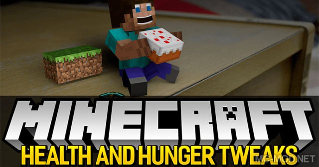 Health and Hunger Tweaks Mod - Mod tinh chỉnh chỉ số Health và Hunger