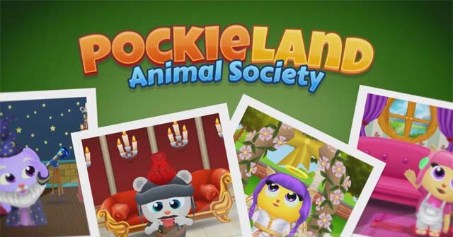 Pockieland cho iOS 1.5.0 - Game xây dựng xã hội động vật cực hay