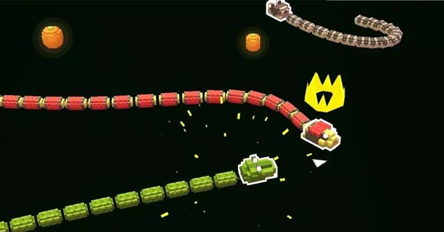 Snaker.io! cho iOS 1.33 - Game rắn săn mồi kiểu mới từ Voodoo