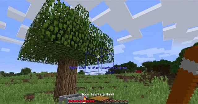 Template Wands Mod - Minecraft Mod xây dựng nhanh cho game thủ... lười