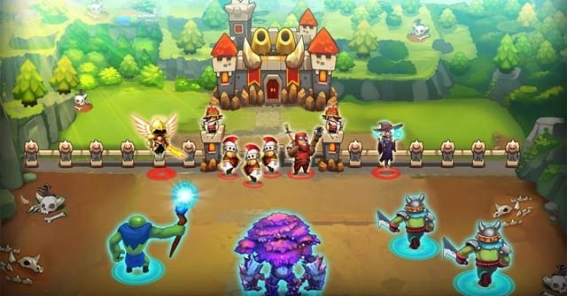 King Rivals cho iOS - Game thủ thành cơ chế thu thập thẻ bài cực hay