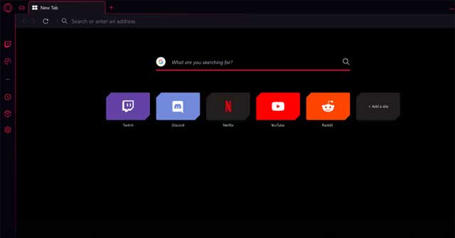 Opera GX 67.0.3575.130 early access - Trình duyệt dành cho game thủ