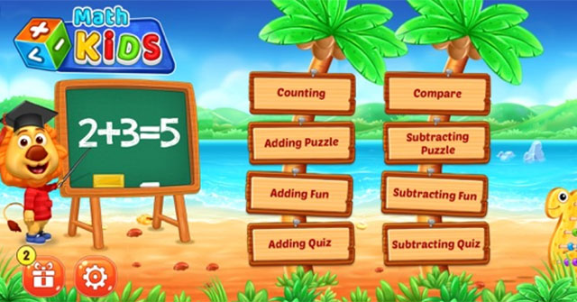 Math Kids - Bé học đếm số, cộng trừ qua các trò chơi vui - Download.com.vn