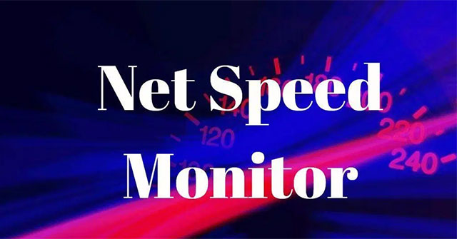 NetSpeedMonitor 2.5.4.0 - Phần mềm hiển thị tốc độ mạng máy tính
