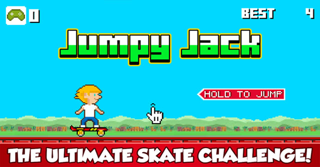 Jumpy Jack cho iOS 1.2 - Game hành động phong cách Flappy Bird