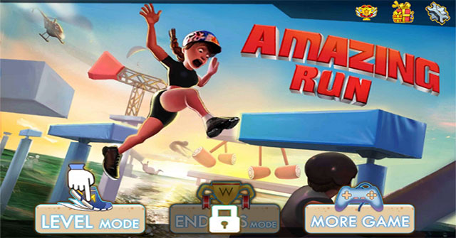 Amazing Run cho iOS 1.1 - Game vượt chướng ngại vật trên nước vui nhộn