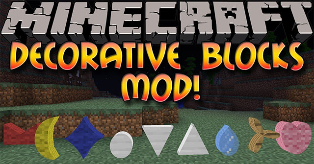 Decorative Blocks Mod - Minecraft Mod block trang trí độc lạ