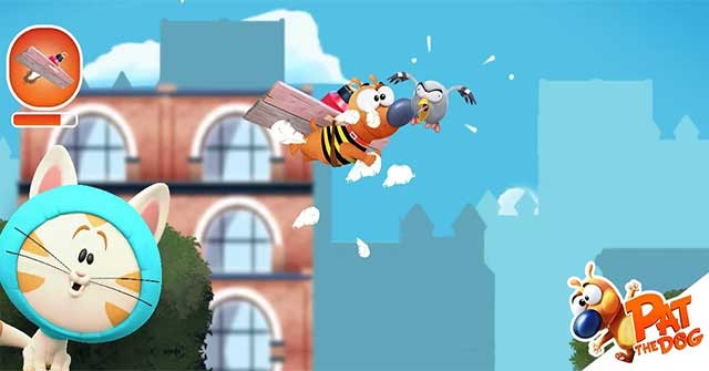 Pat the dog cho Android 0.1 - Game chó nhảy xa cực dễ thương
