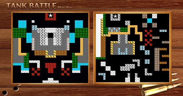 Tank Battle - Mini War cho iOS 10.00 - Game bắn tăng cổ điển giống NES ...