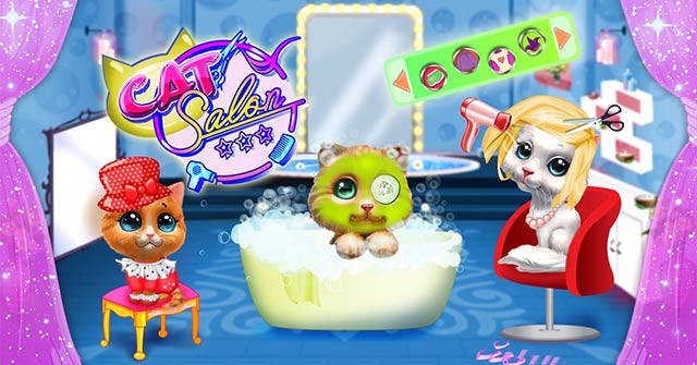 Cute Cat Salon Game - Game nuôi mèo ảo dễ thương cho bé - Download.com.vn
