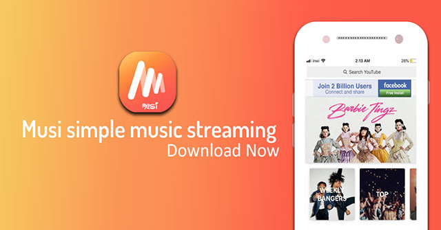 Musi cho iOS 6.2.38 - Ứng dụng stream nhạc không giới hạn - Download.com.vn