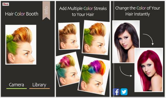 Hair Color Booth cho iOS 2.18 - Ứng dụng thử màu tóc mới trước khi nhuộm