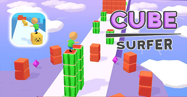 Cube Surfer cho iOS 2.1.5 - Game trượt trên khối vuông gây nghiện
