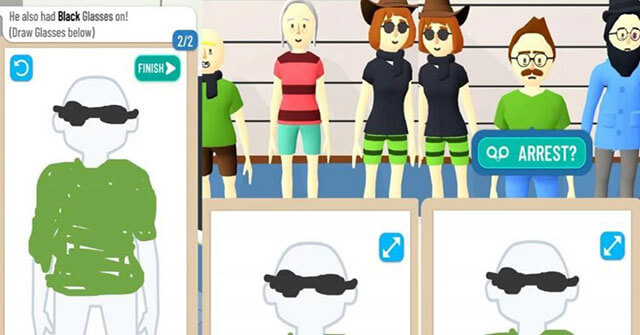 Line Up: Draw the Criminal cho Android 1.1.4 - Game vẽ chân dung tội phạm