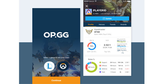 OP.GG cho Android 5.5.2 - App thông tin chuyên sâu về LOL, PUBG