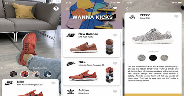 Wanna Kicks cho iOS 2.1.6 - Thử giày sneaker yêu thích bằng công nghệ AR