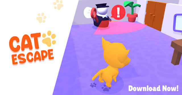 Cat Escape cho Android 13.0.3 - Game mèo con chạy trốn vui nhộn