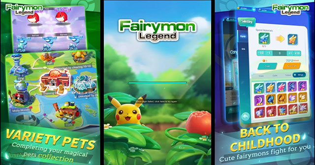 Fairymon Legend cho iOS - Game thu thập và huấn luyện quái thú