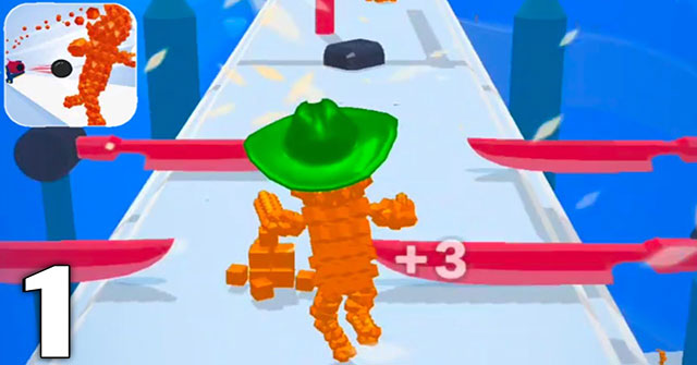 Pixel Rush cho iOS 1.3.0 - Game người pixel chạy vượt chướng ngại vật