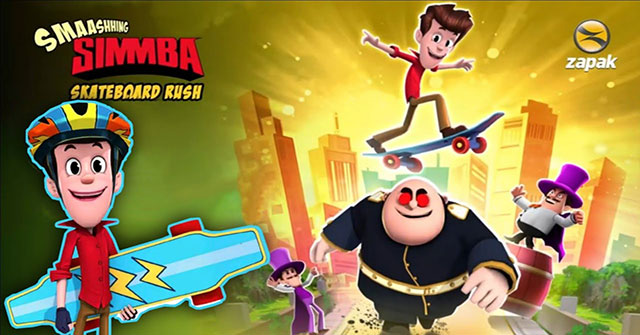 Smaashhing Simmba - Skateboard Rush cho Android 1.0.112 - Download.com.vn