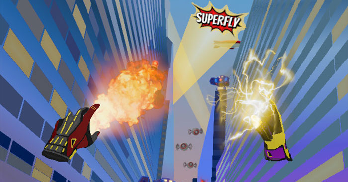 Superfly - Game VR siêu anh hùng đối đầu binh đoàn robot - Download.com.vn