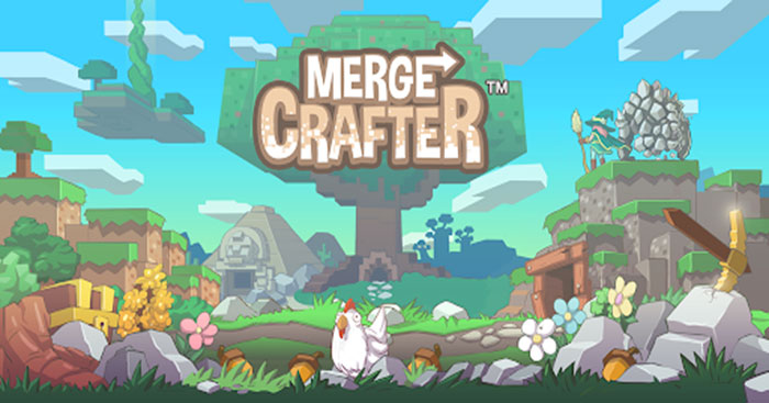MergeCrafter cho iOS 1.1.1 - Game xây dựng kết hợp giải đố đồ họa Minecraft